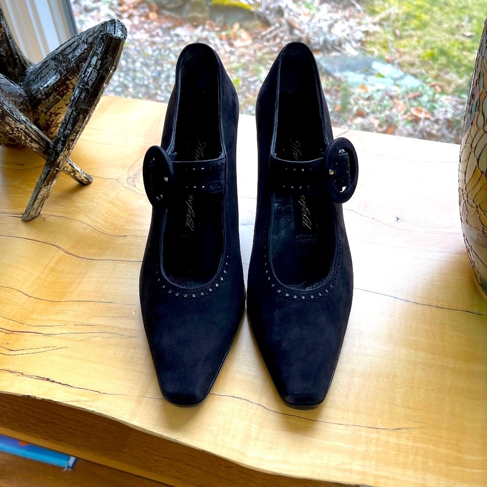 Vintage Karl Lagerfeld 1980 Mary Jane Spool Heel - Gem